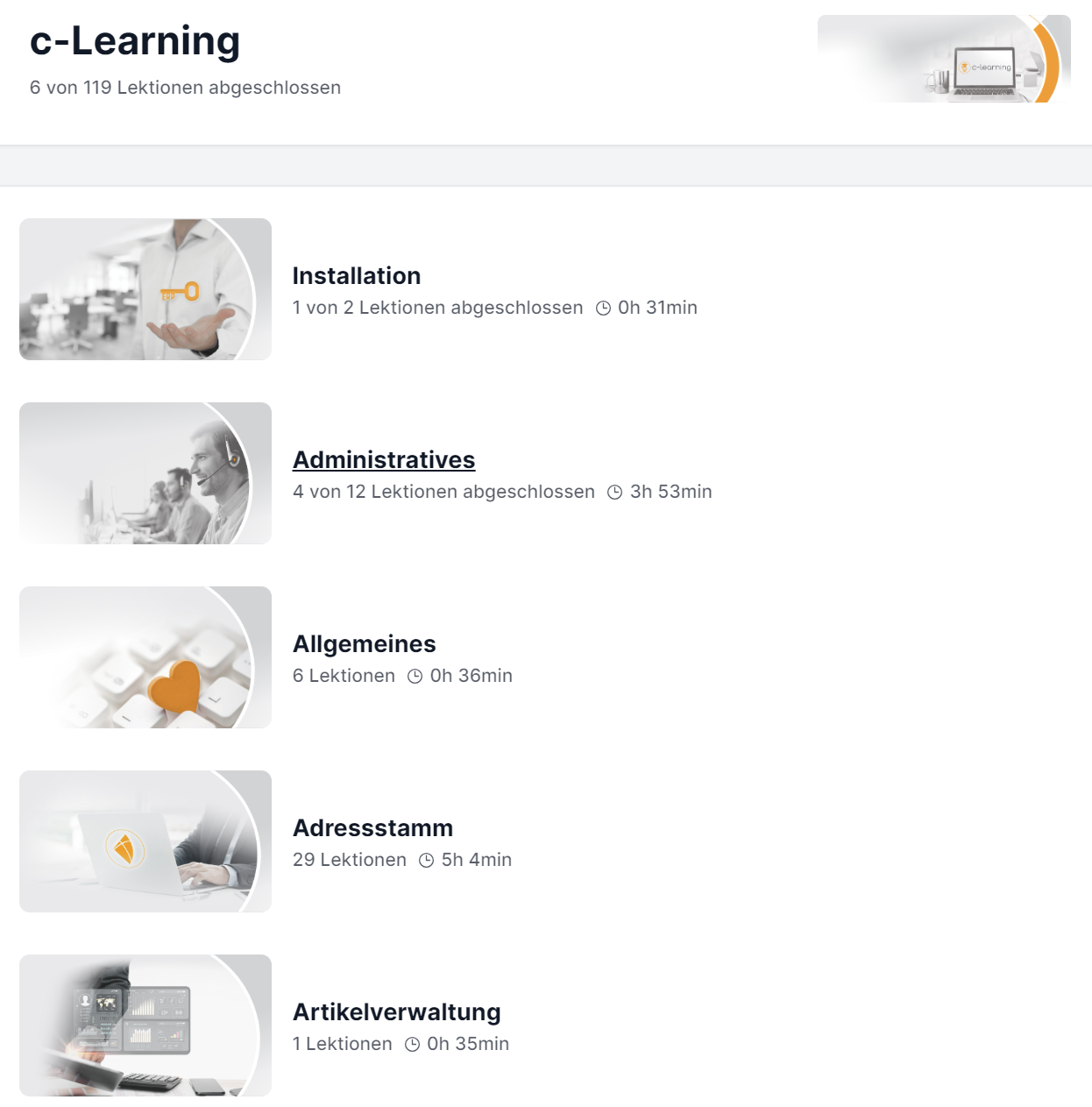 c-Learning Webplattform