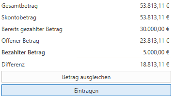 Web-Service API - Beispiel: Zahlung zur Rechnung eintragen